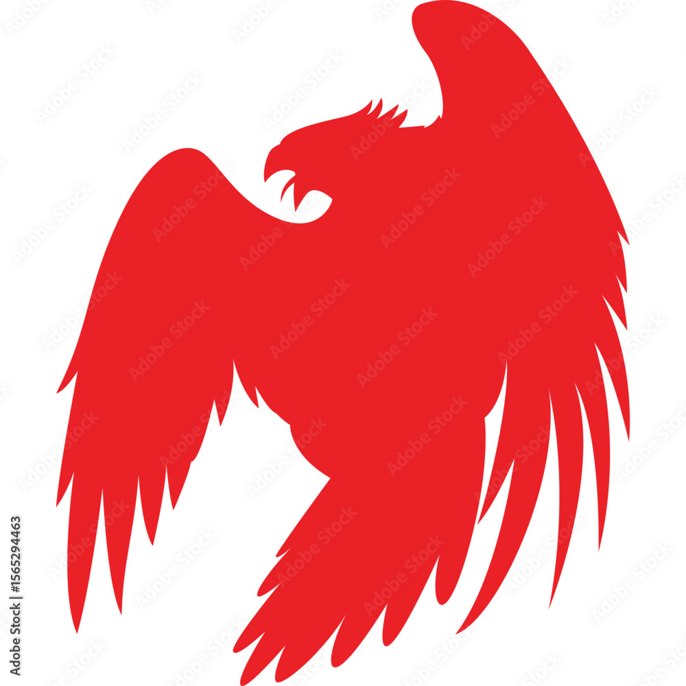 Garuda Indonesia Symbol Silhouette Stock Vector | Adobe Stock