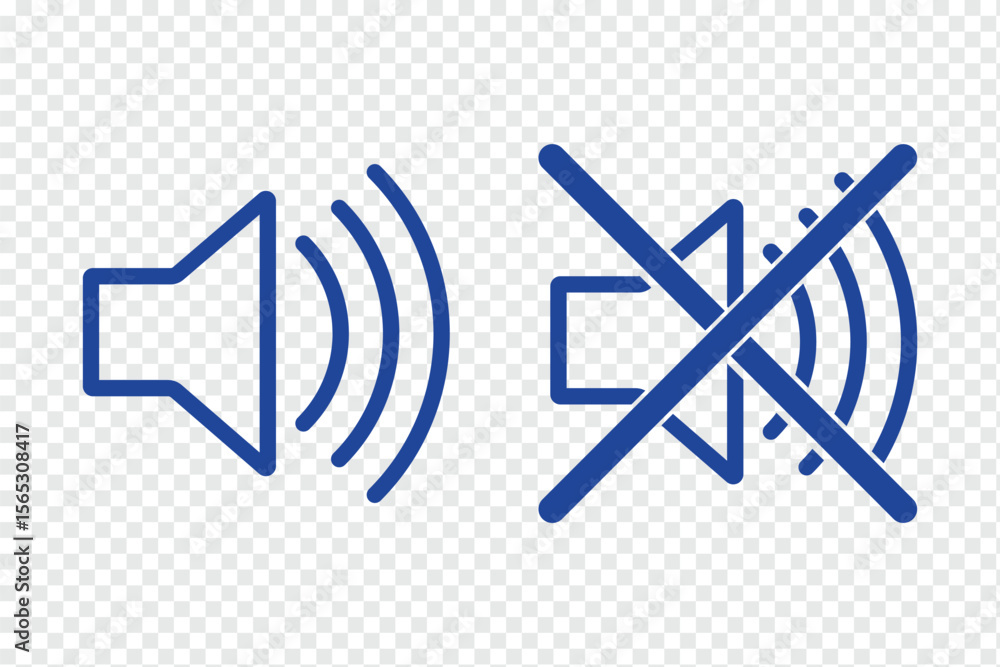 No Sound icon sign mute icon vector illustration. Speaker mute icon. No ...