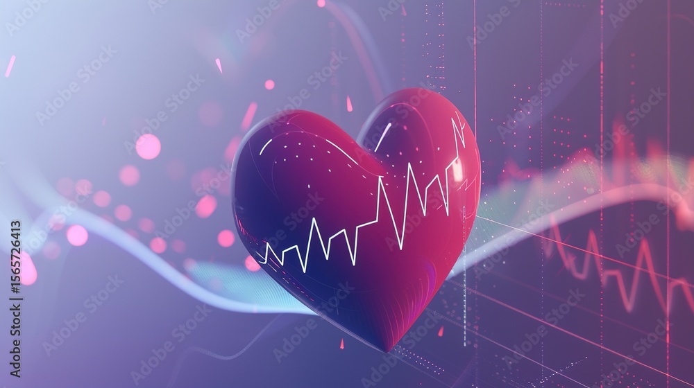 Stress to Serenity: Interactive 3D Heart Rate Infographic with Real ...