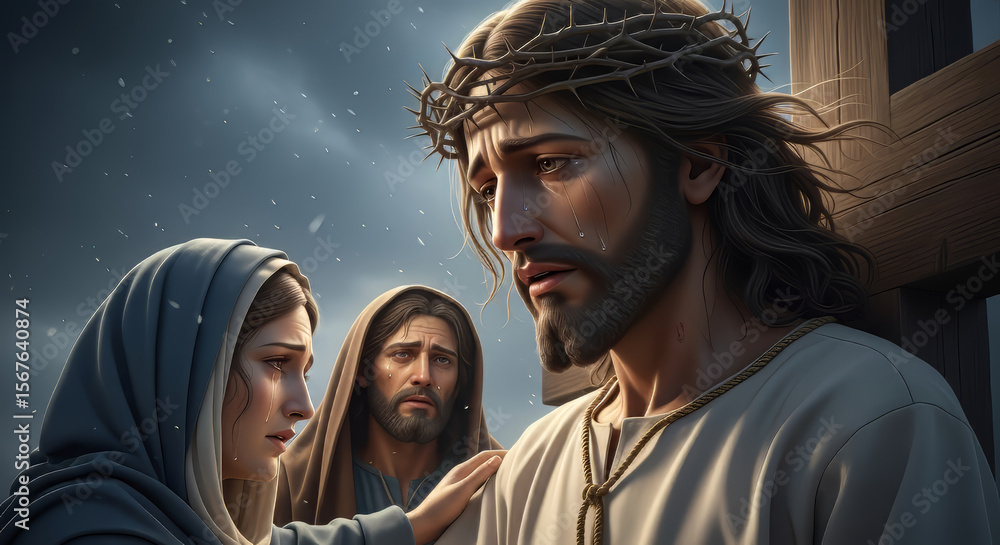 Foto de Stock Jesus Christ. Realistic depictions of Jesus Christ based ...