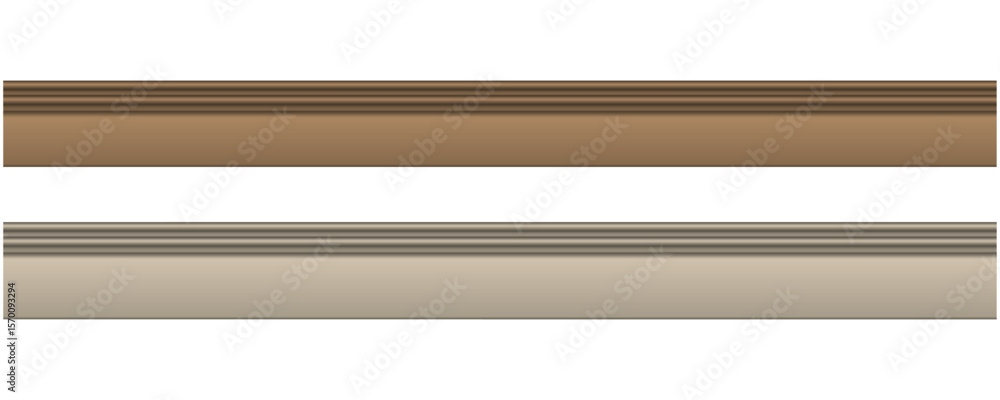 Wooden molding baseboard brown beige texture trimwork empty crown ...