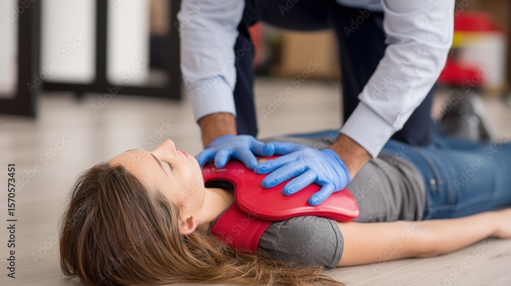 First aid response. Course for paramedic. Patient assessment. Fainting ...