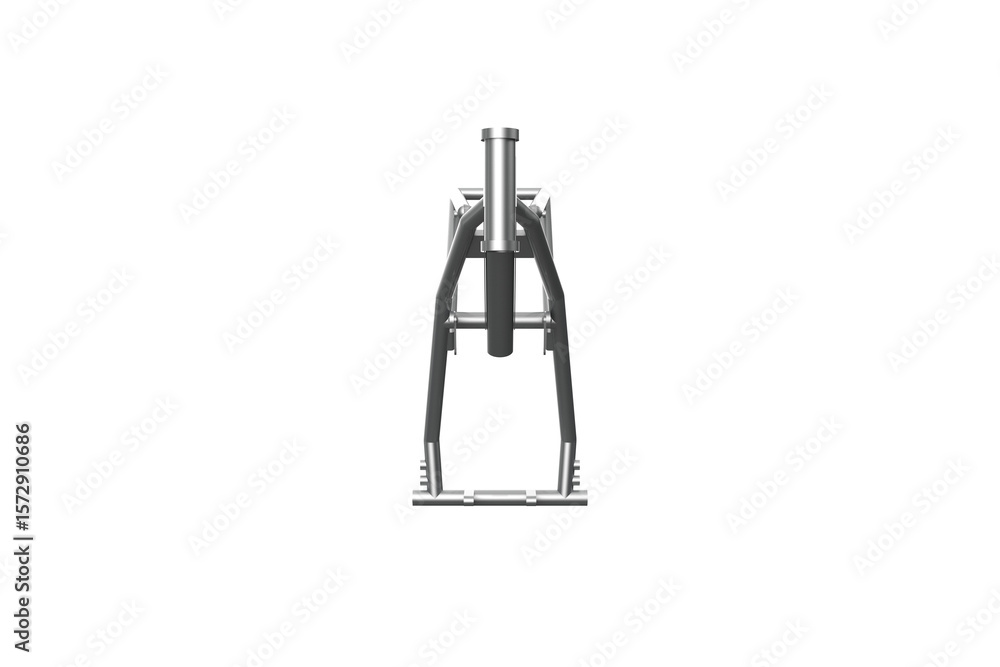Monochrome Technical CAD Drawing Blueprint of Motocross Dirt Bike Frame ...