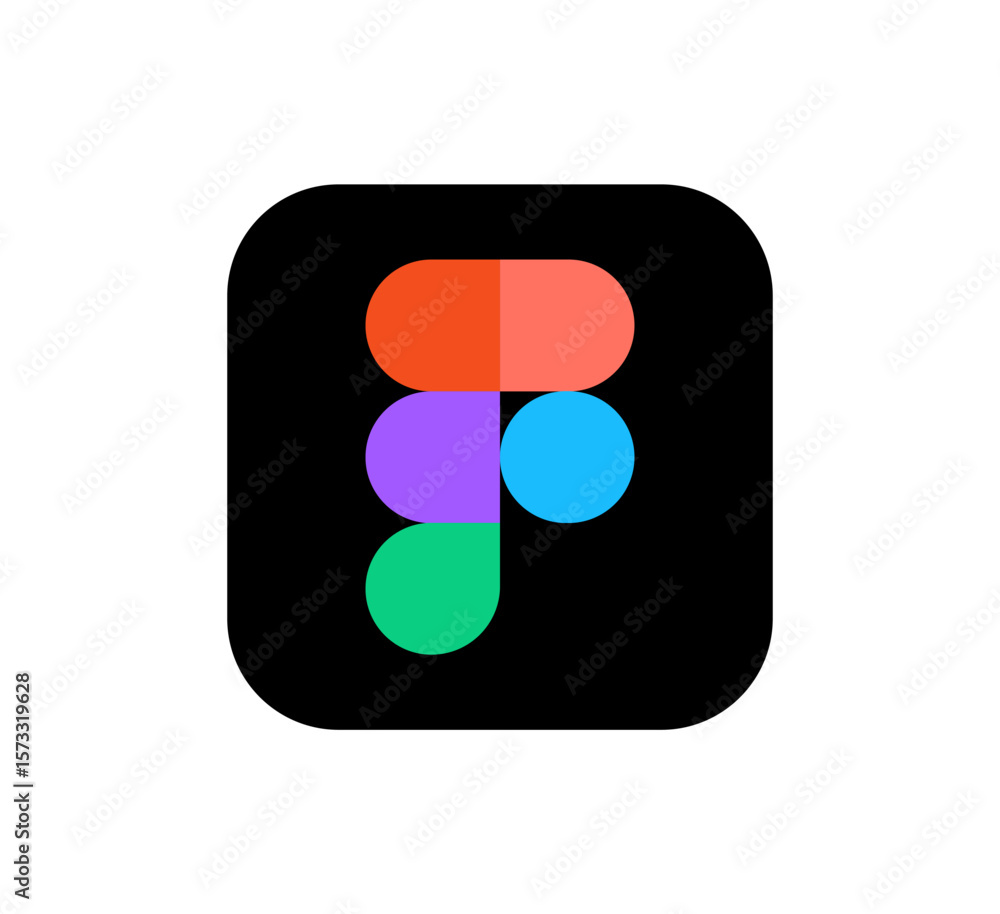 Figma Logo Icon – High-Resolution Vector Design Tool Figma Symbol for ...