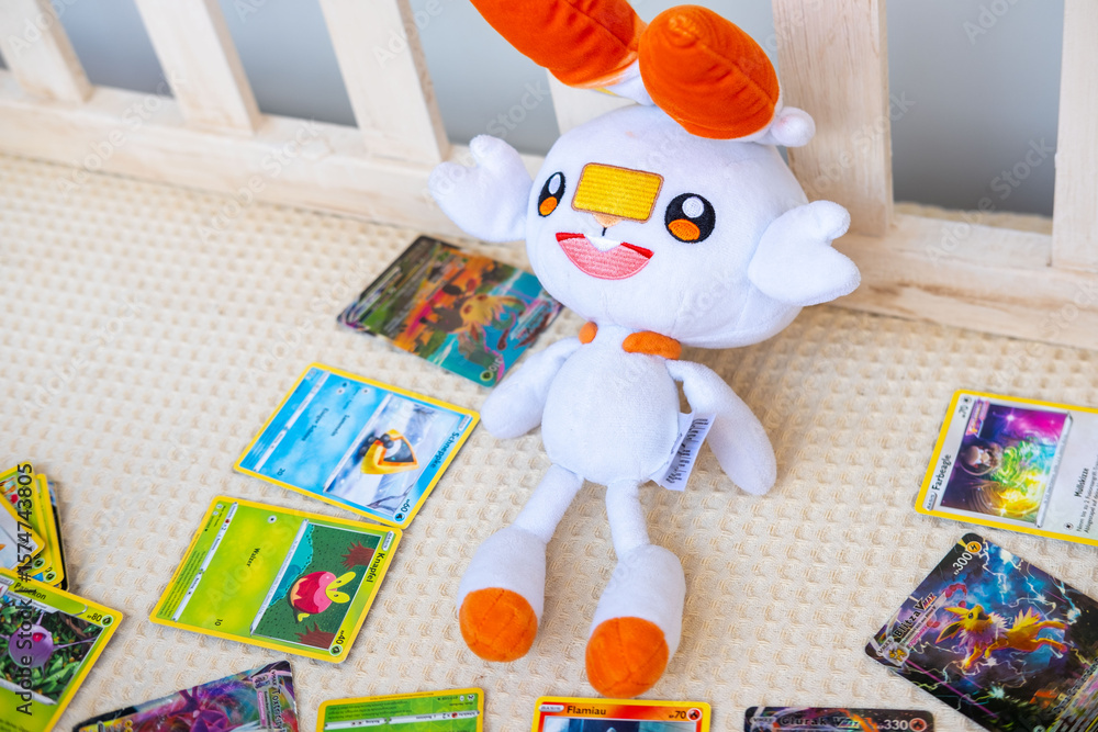 Foto Scorbunny Pokémon Nintendo and Game Freak's, Starter Pokémon in ...