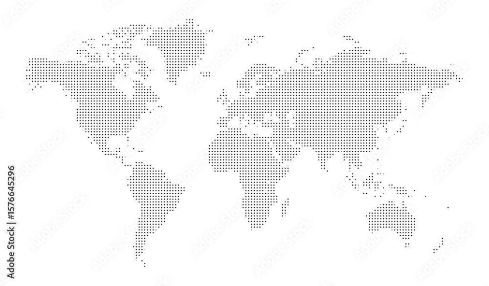 World Map: A detailed grayscale representation of the world map ...