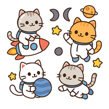 Whimsical Cartoon Cats Free Stock Photo - Public Domain Pictures