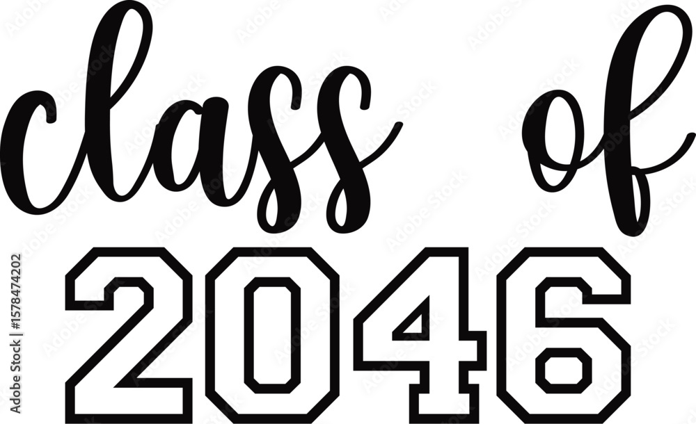 Stock-Vektorgrafik „Class Of 2026 Graduation Svg Bundle, Graduation Svg ...