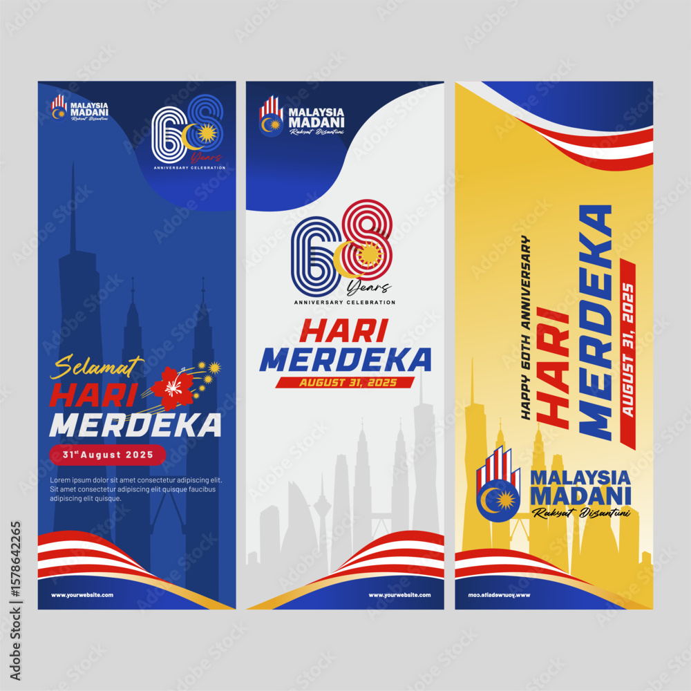 68th Anniversary of Malaysia Independence day "Hari Merdeka" 2025 ...
