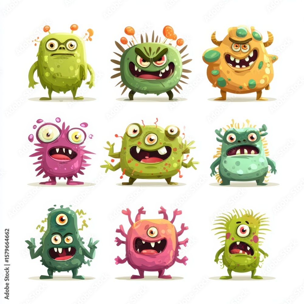 Animated Monsters: A collection of whimsical animated monsters each ...