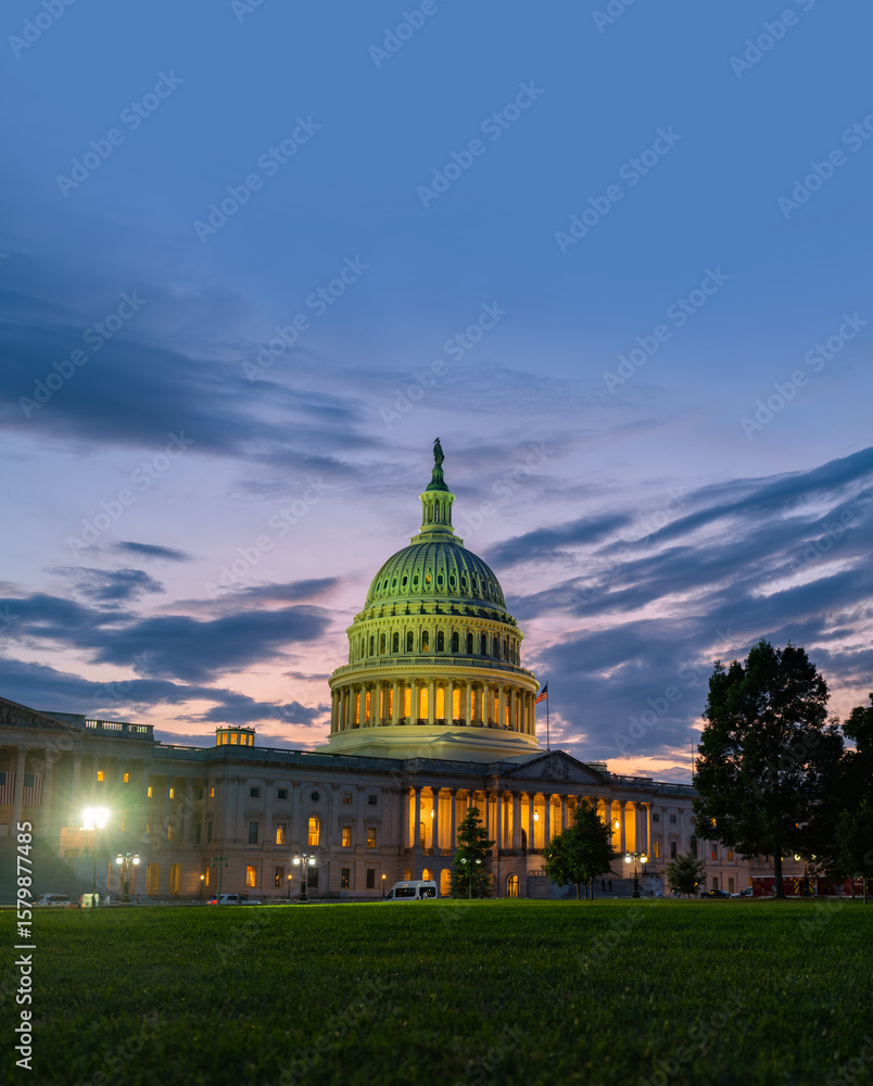The Capitol symbol of democratic. Independence Day. The United States ...
