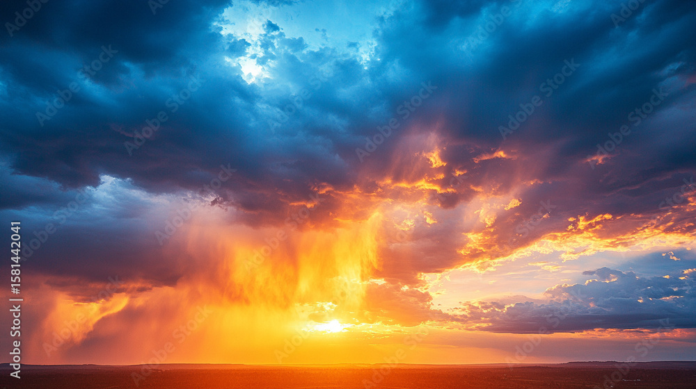 Modern weather forecast background banner featuring dynamic weather ...