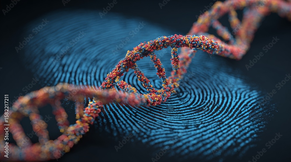 DNA helix emerges from fingerprint in 3D, linking genetics to identity ...