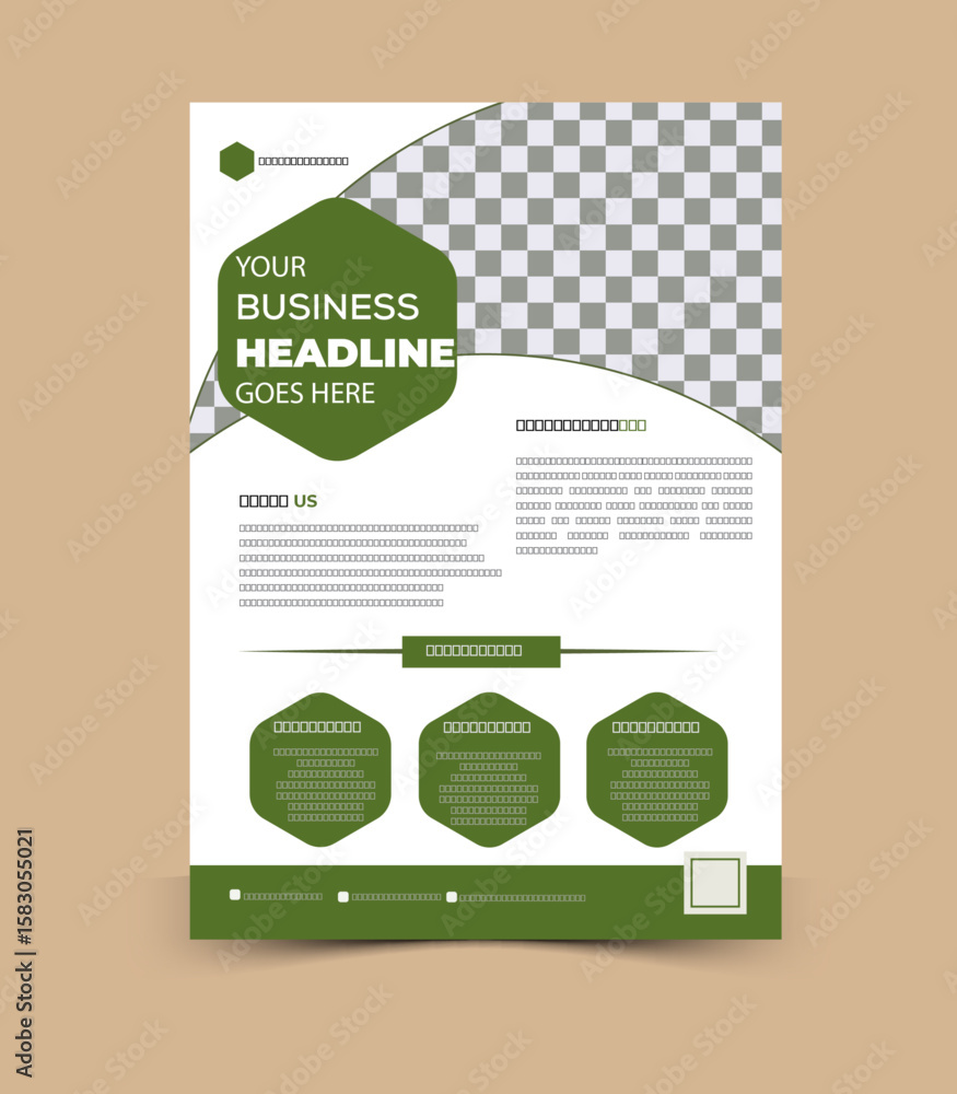 A4 Creative vector Marketing flayer template for grow your Business ...