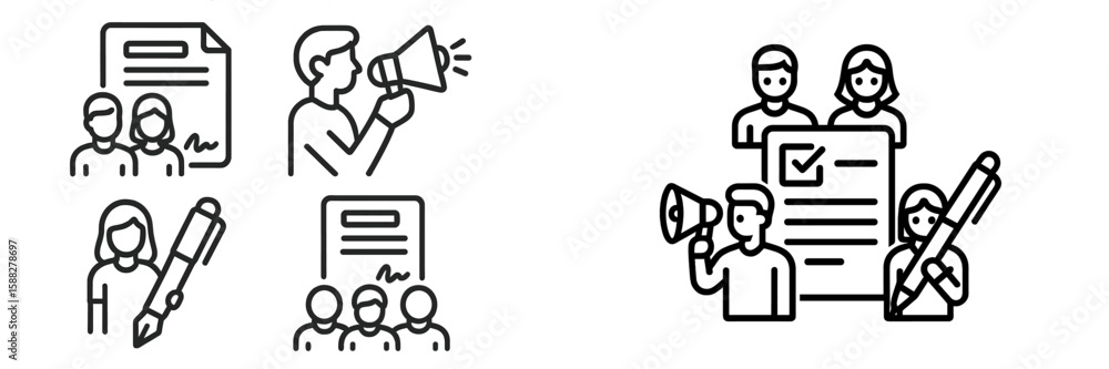 Community engagement through surveys and discussions to gather opinions ...