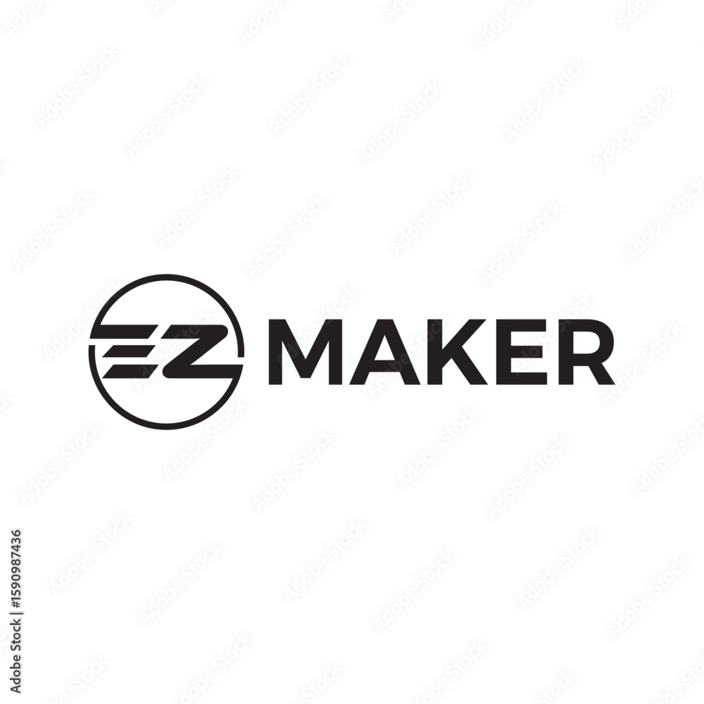 EZ Maker Logo – Inventive DIY branding for crafters, builders, and tech ...