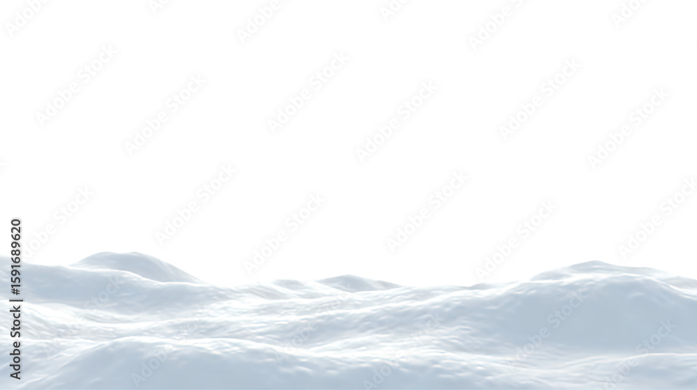 PNG Soft Brilliant Snow Layers with Frosty Foreground Stock Photo ...