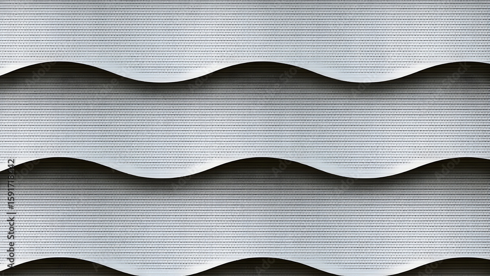 ภาพถ่าย Stock Building Zoomed-in facade texture using perforated metal ...