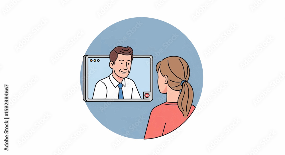 Virtual Doctor Visit Telemedicine Appointment for Health and Well-being ...