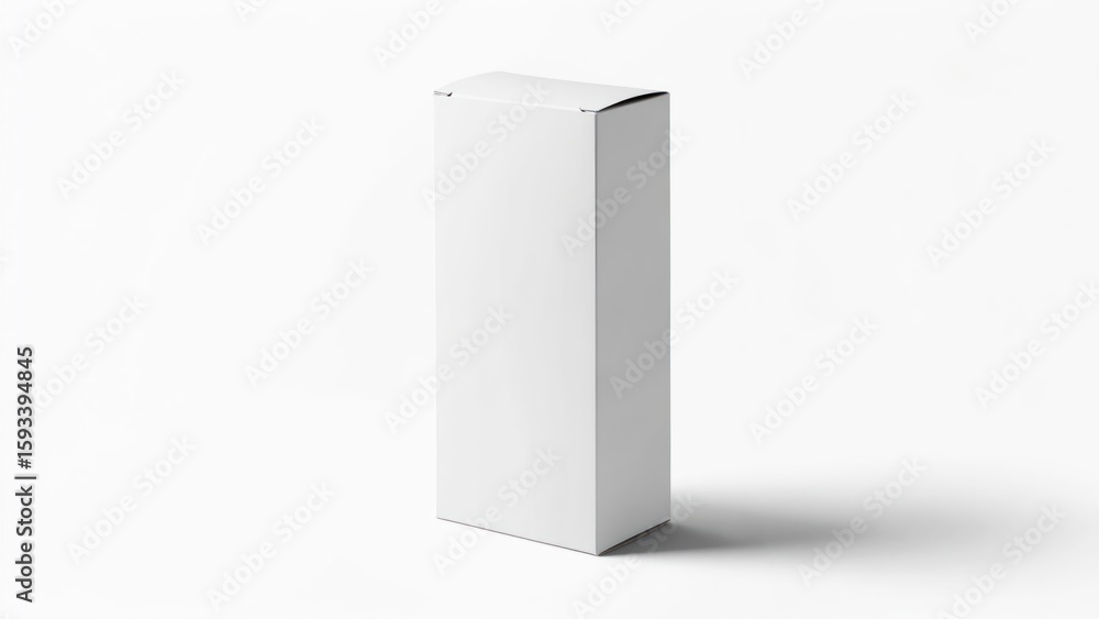 Blank white cardboard box (1) Stock Photo | Adobe Stock