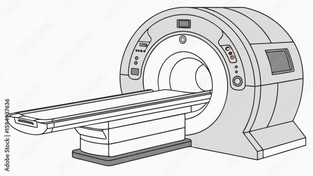 Mri scanner medical equipment radiology imaging diagnostic tool ...
