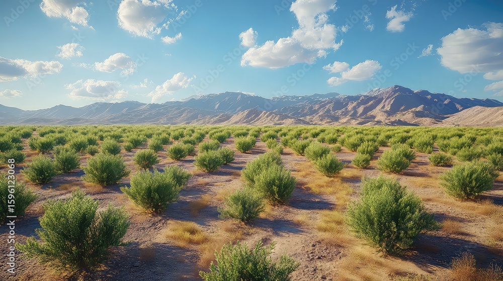 AI-generated 3D model of desert reforestation using autonomous ...