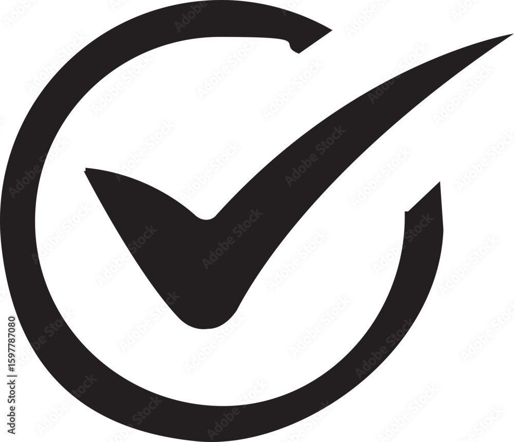 Check tick mark icon.tick sign accept select confirm correct agree animated. successful symbol ...