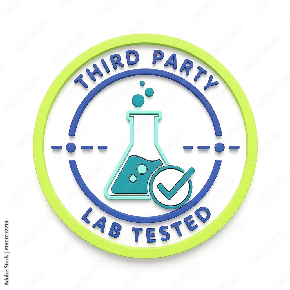 Third party lab tested certificate for quality assurance and safety ...