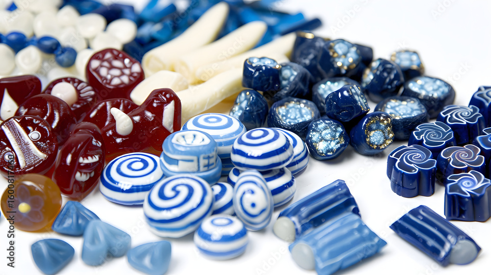 Colorful Assortment of Old-Fashioned Hard Candies and Sweets ...