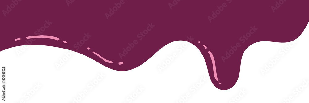 melting purple ice cream. melted purple paint. abstract wavy purple ...