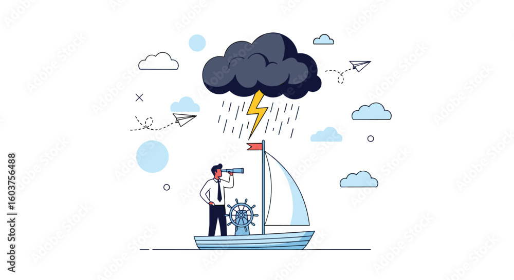 Navigating through stormy weather with vision and resilience a captain ...