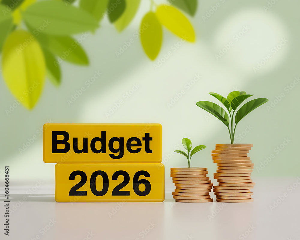 Growth and development chart of company in new year 2026. generative ai Stock Photo | Adobe Stock