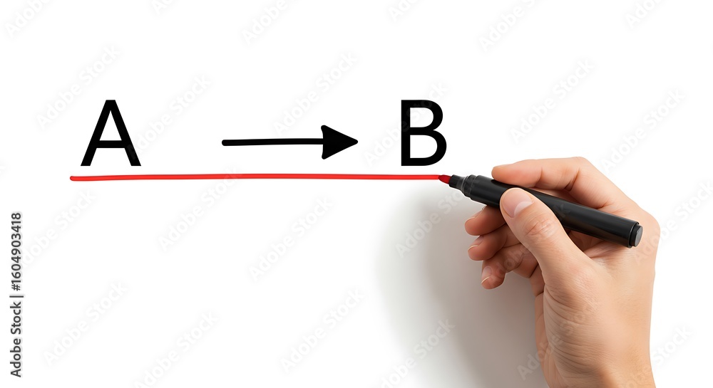 Visualizing the Path from Point A to Point B with a Marker ...