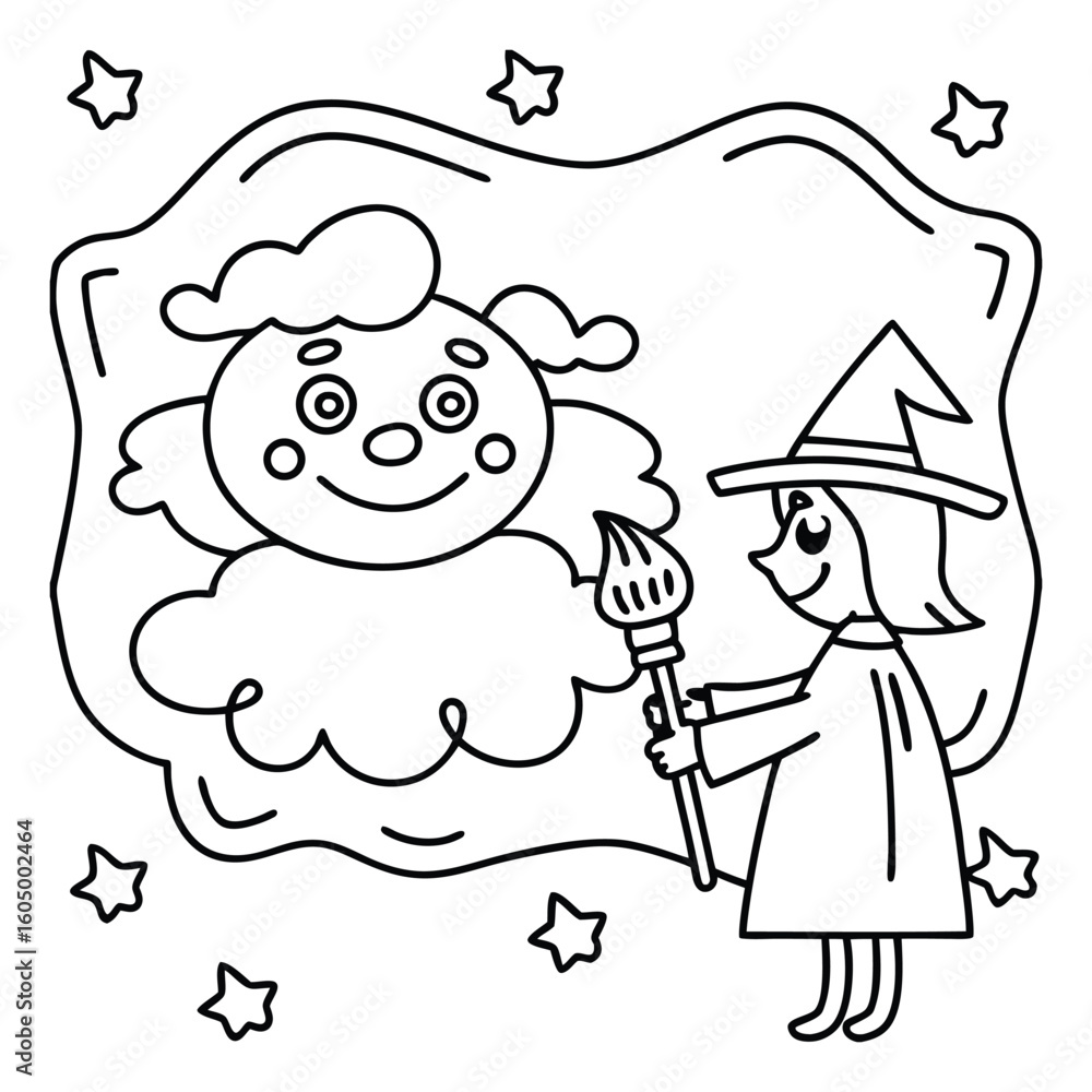 Spooky Pals – Cute and Easy Halloween Coloring Pages for Kids and ...