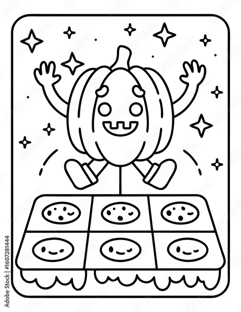 Halloween and Pumpkin Coloring Pages – Fun, Spooky, and Easy Designs ...