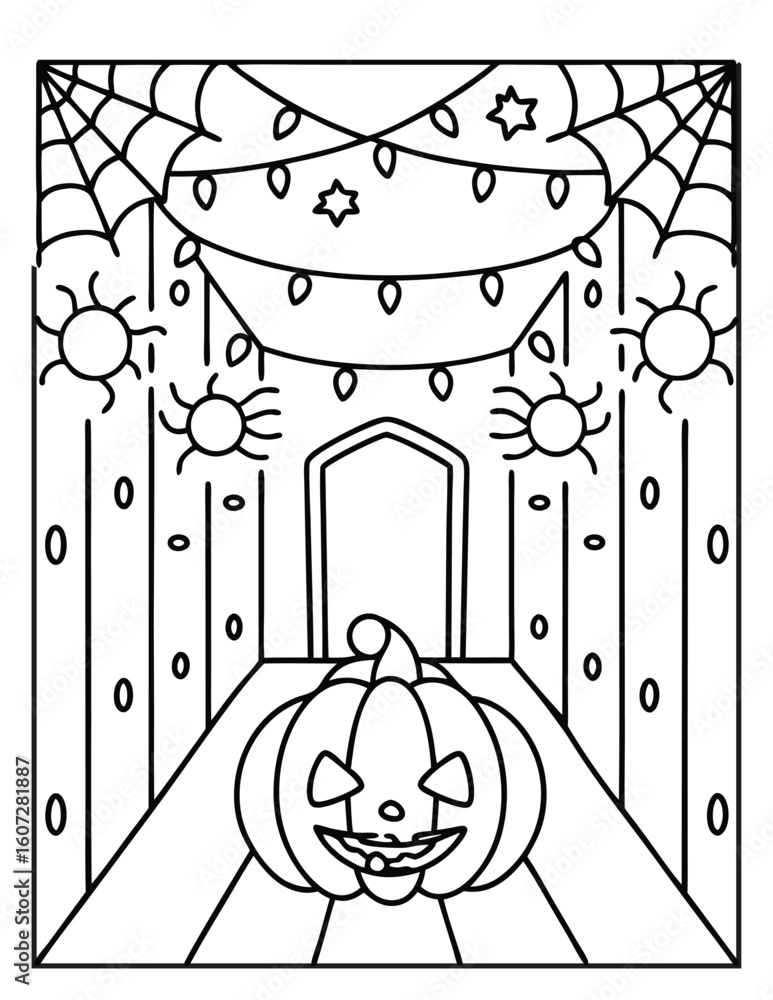 Halloween and Pumpkin Coloring Pages – Fun, Spooky, and Easy Designs ...
