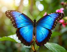 Butterfly Landing On Blossom Free Stock Photo - Public Domain Pictures