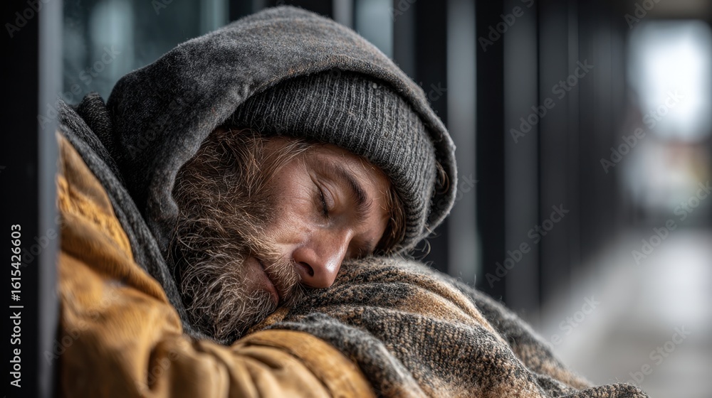 Photo Stock Homelessness stems from inadequate shelter options, leaving ...