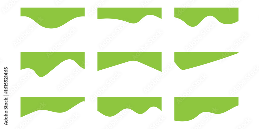 Website Diverder and seperator template. Collection of dividers shape ...