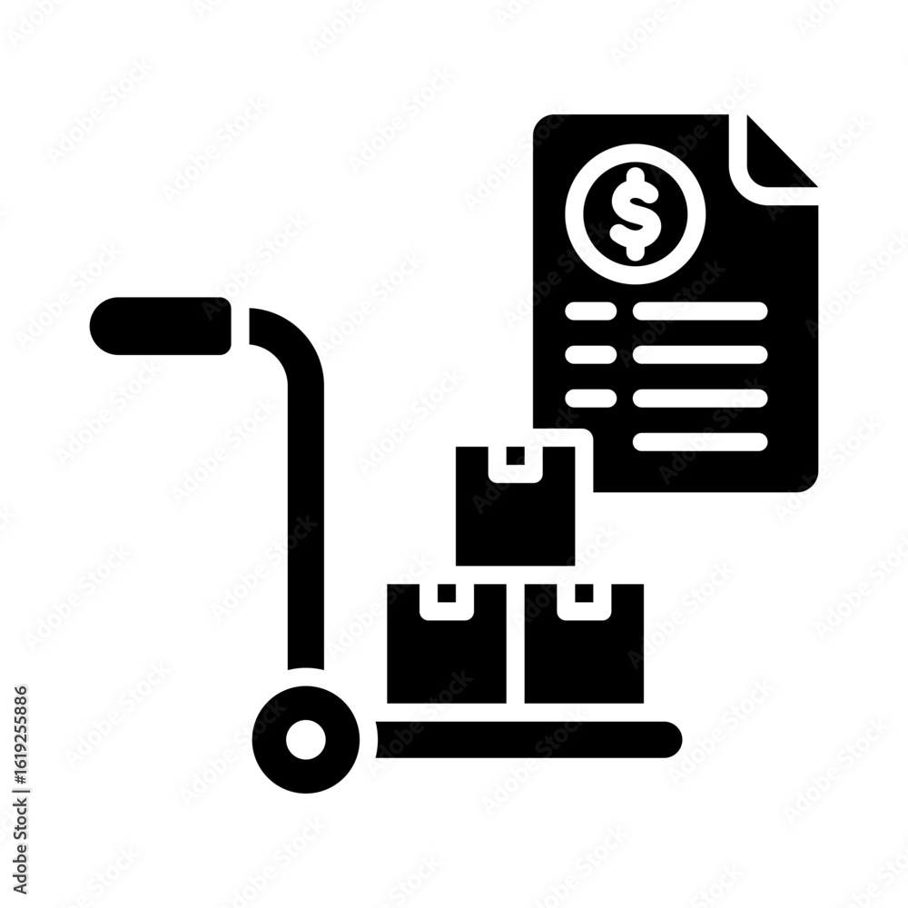 Purchase Order Icon Stock Vector | Adobe Stock