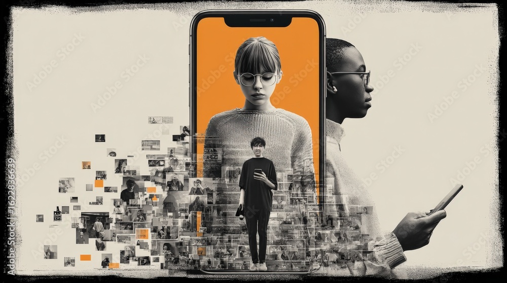 Conceptual Image of Social Media Influence on Young People's Identity ...