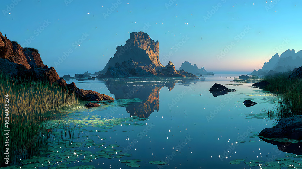 Mesopotamian Mythology・Eternity’s Reflection | Lake - Star Distortion ...