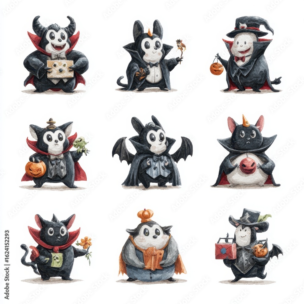 Halloween Characters: A captivating collection of unique cartoon ...