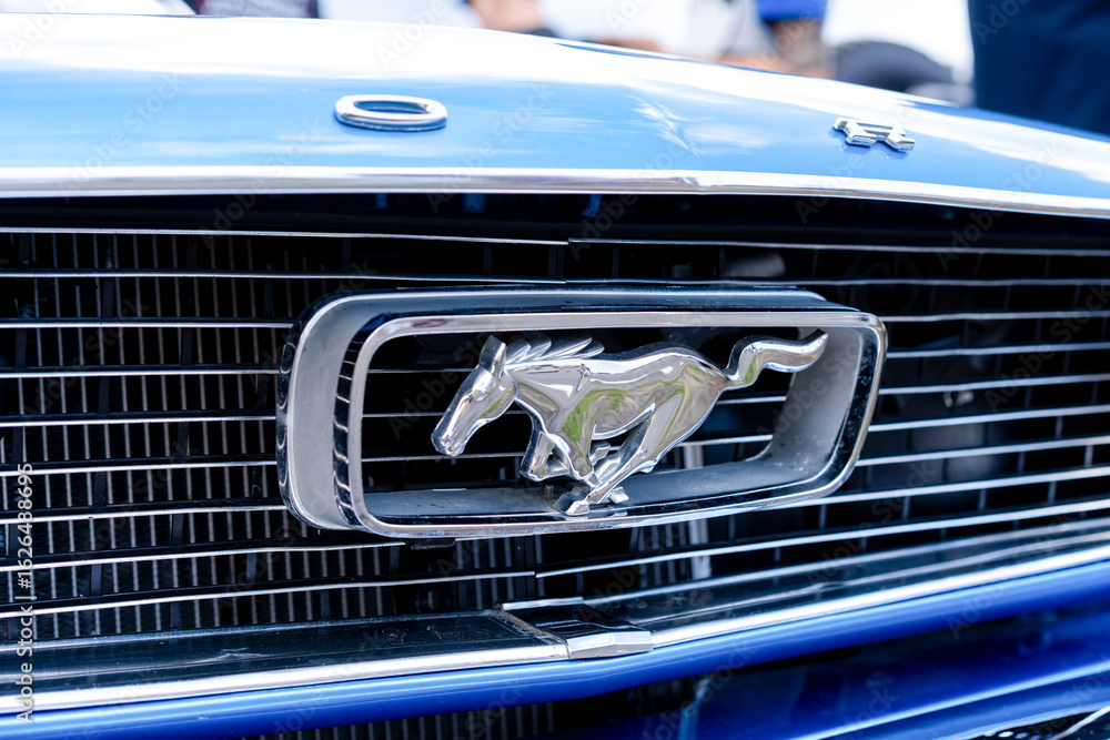 Gdansk, Poland: July 13, 2025 – Classic Cars Tricity, iconic galloping ...