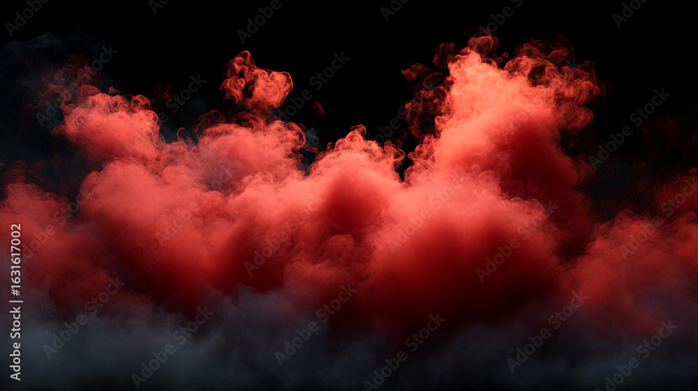 Red smoke effect background for graphic design and video editing and ...