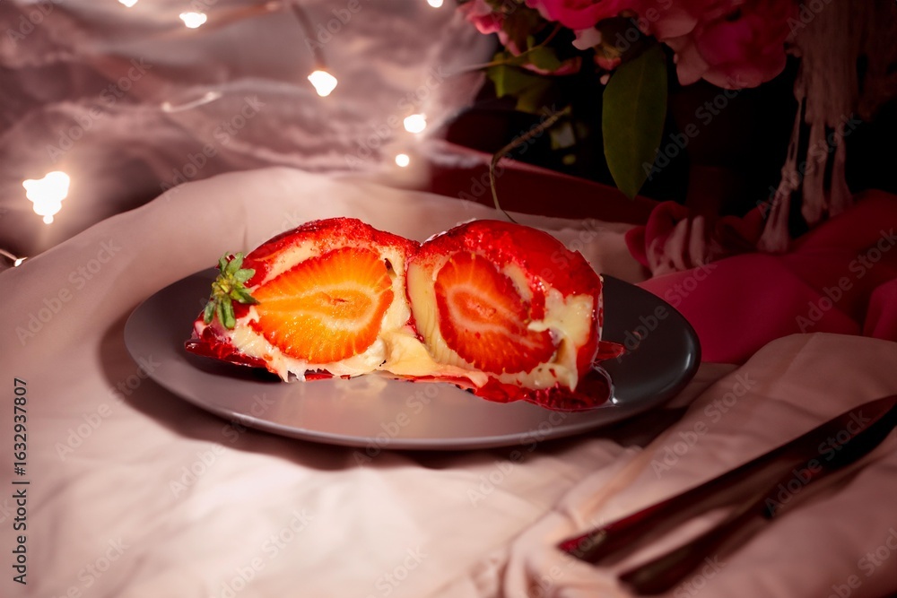 The most romantic sweet in the world, the iconic strawberry dessert ...