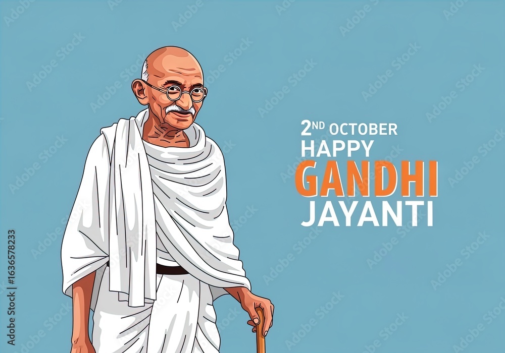 Gandhi Jayanti – National Day of Peace Stock Photo | Adobe Stock