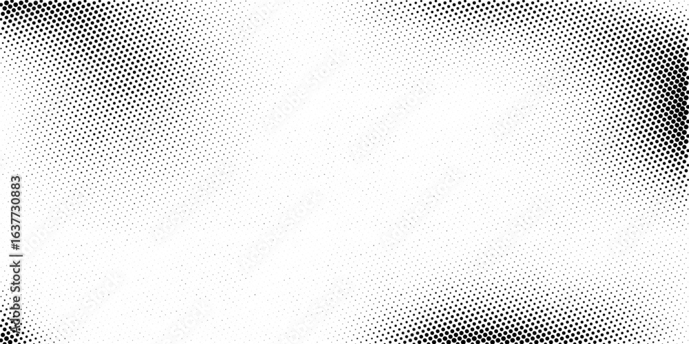 Grunge texture. Black halftone grain gradients with fading dots, retro ...
