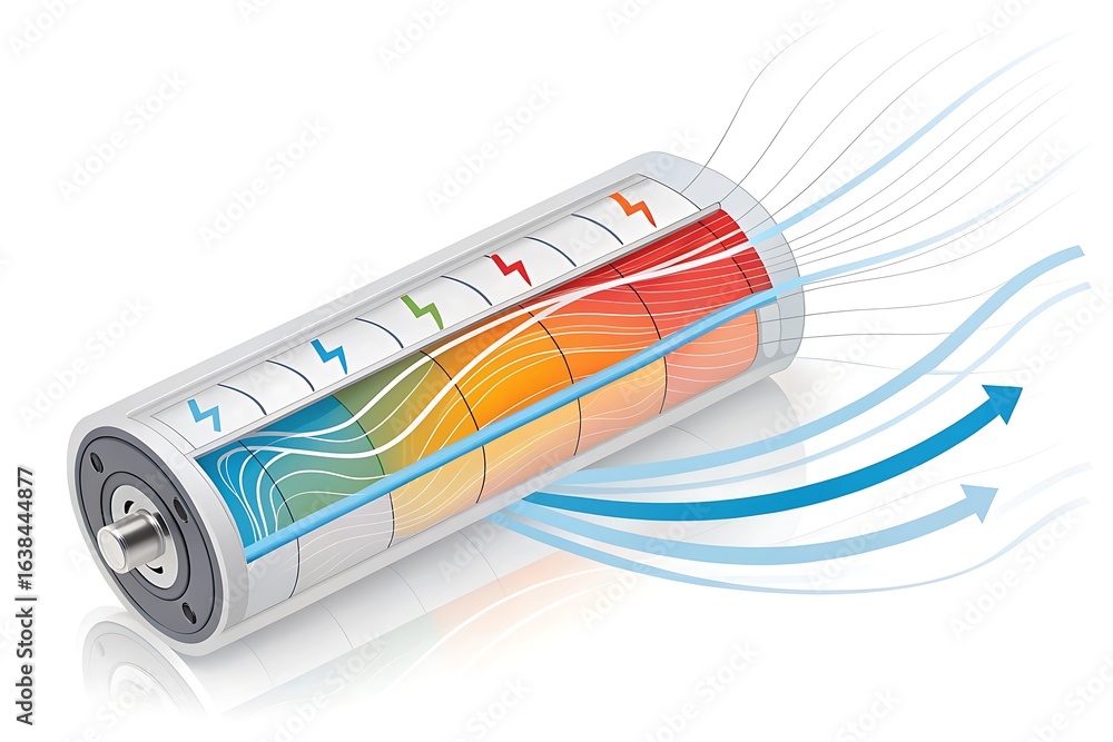 Battery energy flow diagram renewable power clean energy high ...