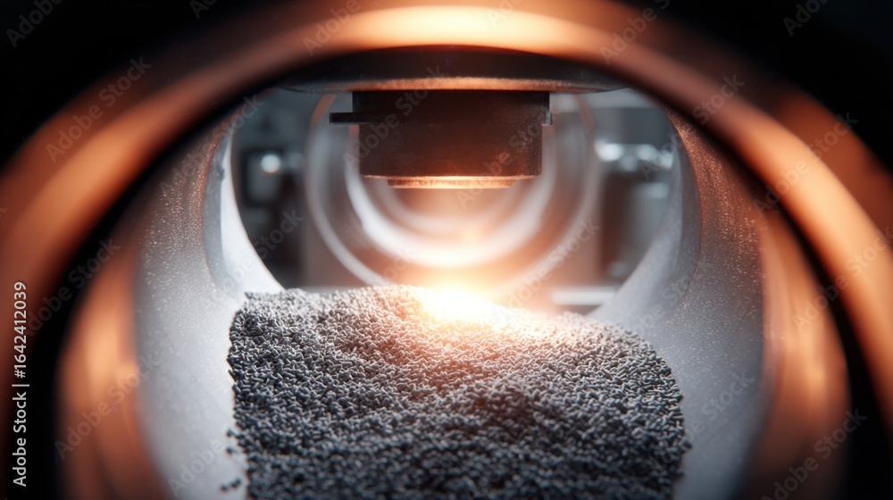 Photo Stock An interior shot of a circular additive manufacturing hub ...